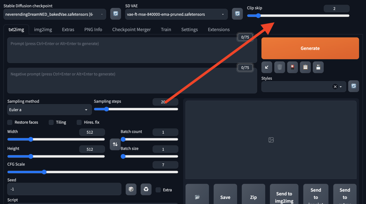Stable Diffusion Clip Skipについて: 設定方法と影響 | Gift by Gifted