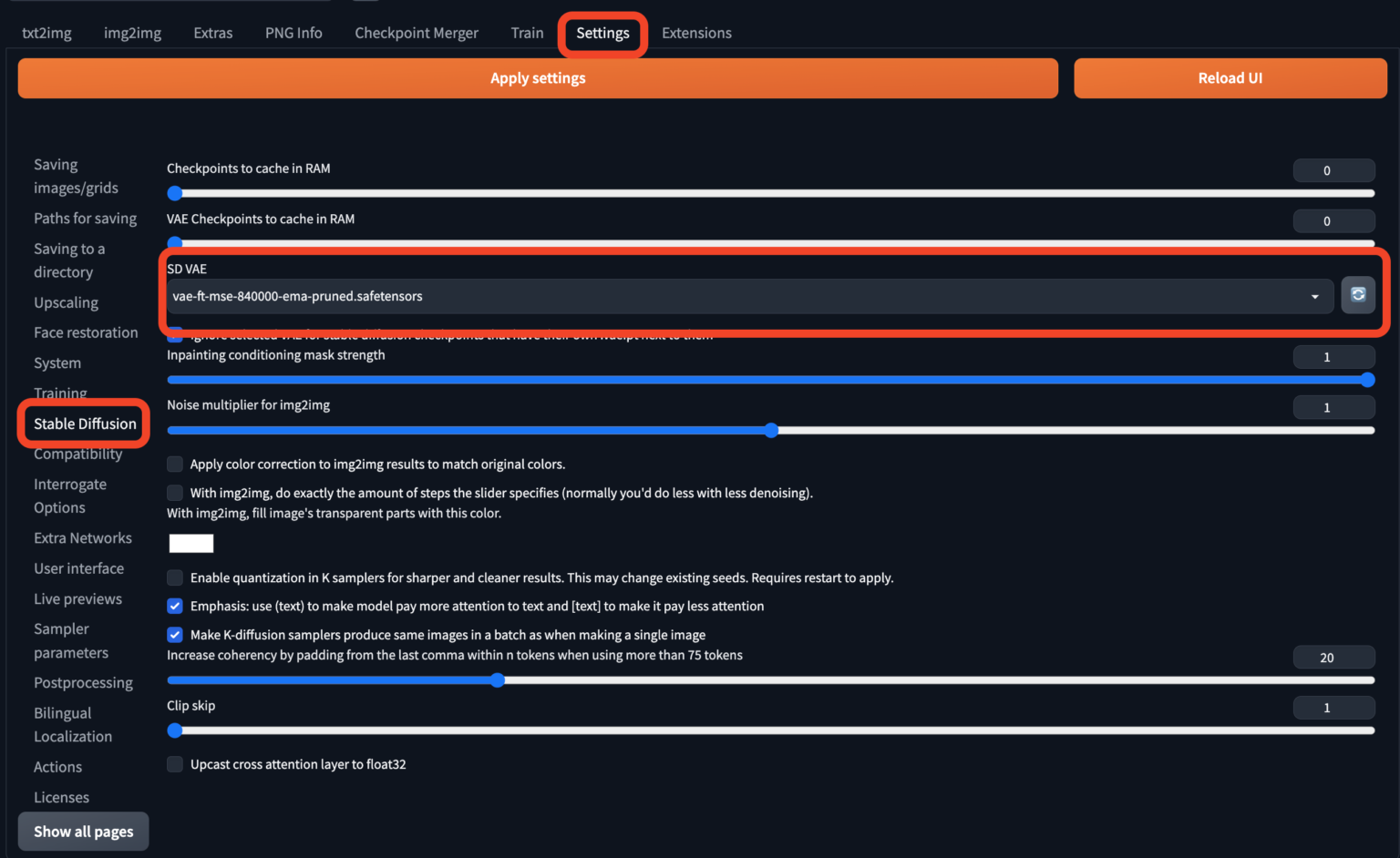 【StableDiffusion】簡単なVAEの設定で画質を向上させよう | Gift by Gifted