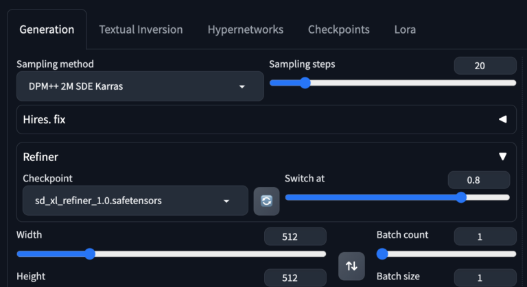 【SDXL】AUTOMATIC1111版WebUIでRefiner を使う | Gift by Gifted